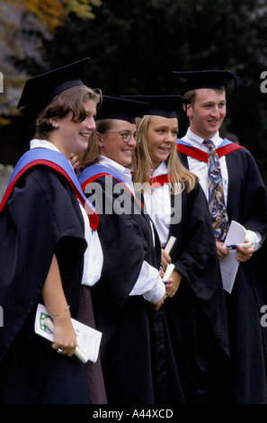 graduation ceremony at luton university 1994 Stock Photo - Alamy