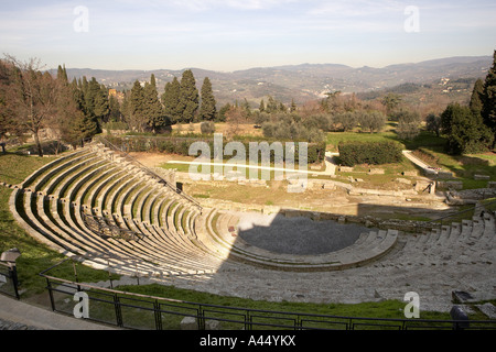 Fiesole Amphitheatre in Florence Italy Stock Photo - Alamy