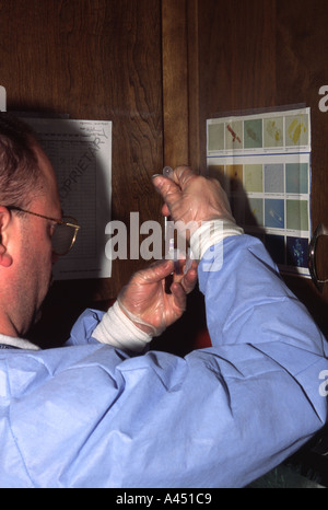 Lab work inside prison Nebraska State Penitentiary. Nebraska State ...