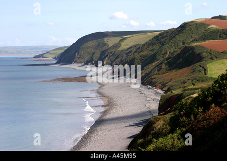 North Devon coast at Peppercombe beach near Clovelly Stock Photo - Alamy
