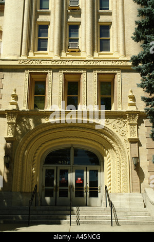 USA, Washington, Spokane, Spokane County Courthouse Stock Photo ...