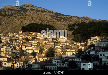 Chora, capital of Samothraki island, Thrakia, Greece Stock Photo - Alamy