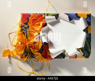 box ripped wrapping Stock Photo - Alamy