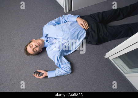 Dead office worker Stock Photo: 83023032 - Alamy