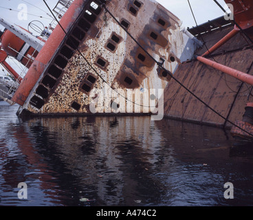 Scuppered ship Istanbul, Turkey Stock Photo - Alamy
