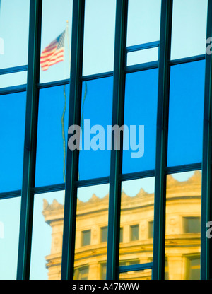 Windows of modern building downtown Milwaukee Wisconsin USA Stock Photo ...