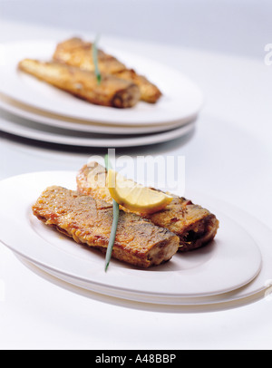 close up fish dish - deep fried fish Stock Photo - Alamy
