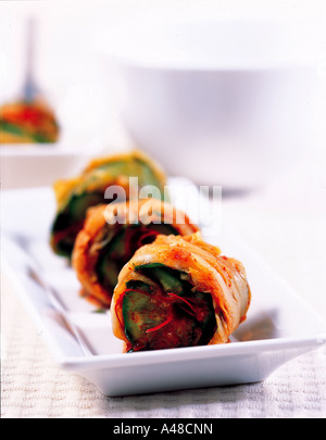 Close-up of kim chee in plates Stock Photo - Alamy