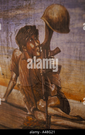 Young girl tamil tiger soldier on guard duty in Jaffna Sri Lanka Stock Photo - Alamy