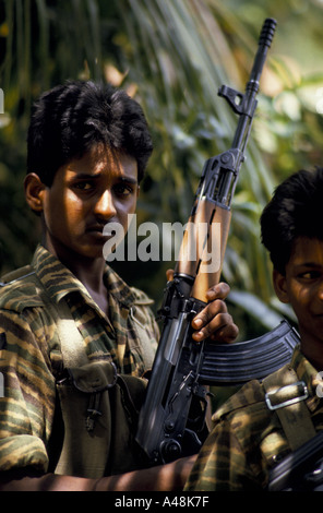 tamil tiger child soldiers jaffna peninsula sri lanka Stock Photo - Alamy