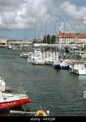 Panoramic View of Deauville Port English Channel La Manche Normandy ...