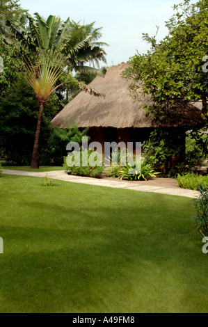 Senegal, Gardens Le Kalissai Hotel Abene Casamance Southern Senegal ...