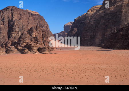 Wadi Ramm desert Madaba Jordan Middle East Stock Photo - Alamy