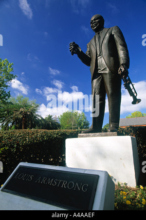Louis Armstrong statue, New Orleans, Louisiana Stock Photo - Alamy