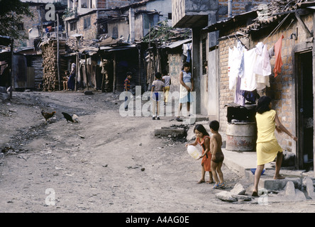 el salvador displaced people terrible living conditions Stock Photo - Alamy