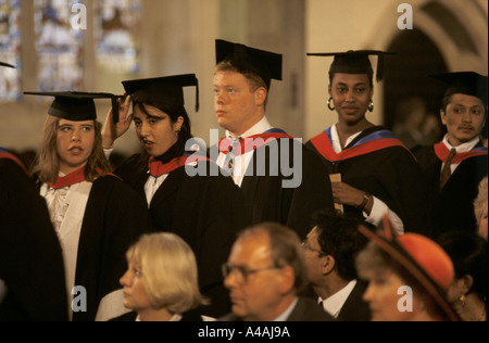 graduation ceremony luton university 1994 Stock Photo - Alamy