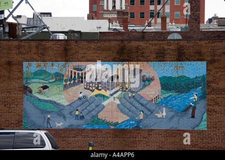 Manchester New Hampshire Mural Stock Photo - Alamy