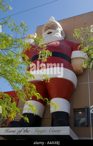 Big Santa in Adelaide Stock Photo - Alamy