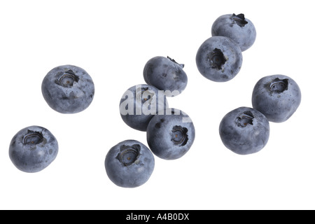 Blueberries cut out on white background Stock Photo: 10991844 - Alamy
