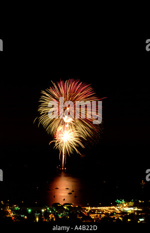 Fireworks celebrating Carnival St Thomas USVI Stock Photo - Alamy