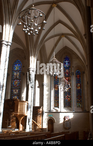Interior of The Temple Church Middle Temple Fleet Street London UK ...