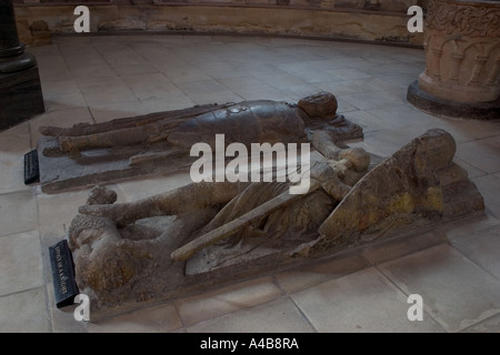 Knights Templar Tombs within the Interior of The Temple Church Middle ...