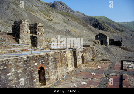 Cwmystwyth old Industrial Lead mines, Mid Wales, UK Stock Photo - Alamy