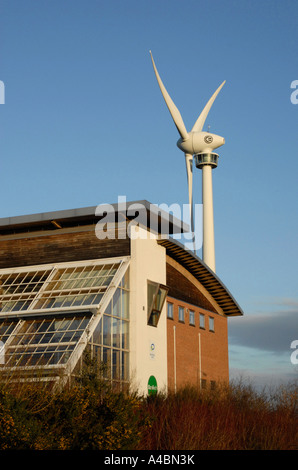 wind farm at the green britain centre swaffham norfolk england uk Stock ...