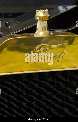 Classic Brass Ford Radiator on classic car Model T Stock Photo - Alamy