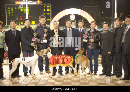Winners Podium Canidrome Greyhound Racing Stadium Macau Stock Photo - Alamy