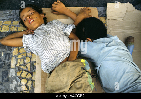 Homeless children Recife Brazil Stock Photo - Alamy