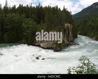 Waterfall, Rearguard Falls Provincial Park, Fraser River, British ...