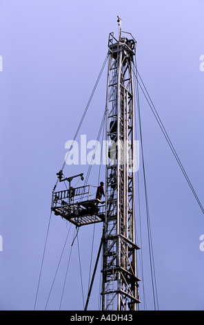 Oil drilling rig, Wytch Farm, Dorset Stock Photo - Alamy