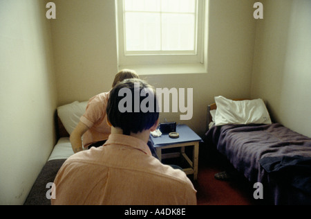 two inmates in prison cell, Poland. jail Stock Photo - Alamy