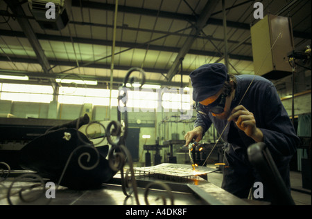 Prisoners at work in prison workshop, HMP Winchester, Winchester ...