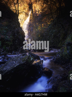 Grey Mares Tail waterfall, Kinlochleven Stock Photo - Alamy