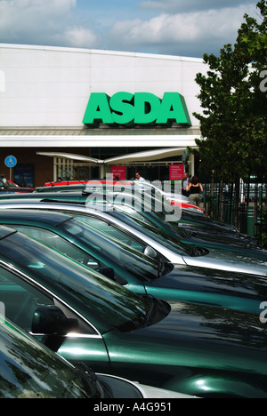 Asda supermarket entrance, exterior view, Newmarket Suffolk UK Stock ...