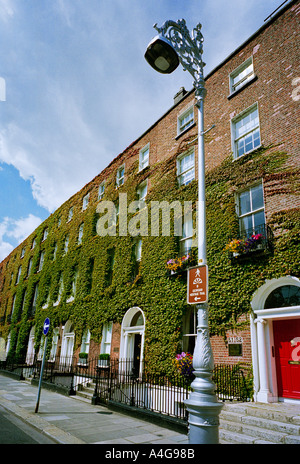 One side of the Georgian Fitzwilliam Square in Dublin Ireland a ...