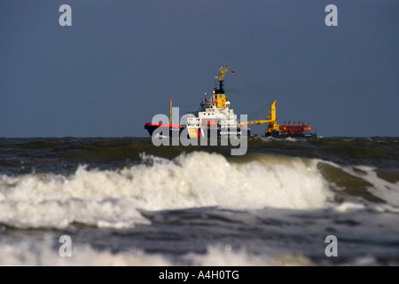 German coast guard on North Sea near Cuxhaven Stock Photo: 37765940 - Alamy