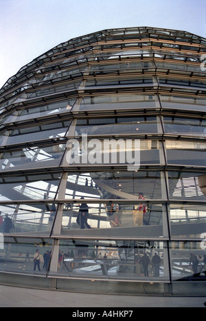 The dome of the German Reichstag, made of glass as a symbol of ...