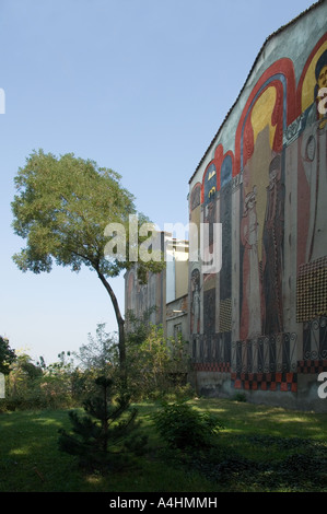 Colourful mural in Old Plovdiv Bulgaria East Europe Stock Photo - Alamy