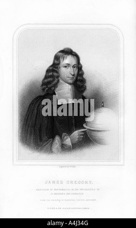 James Gregory, Scottish Mathematician and Astronomer Stock Photo - Alamy