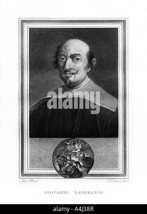 Portrait of Giovanni Lanfranco, Italian painter of the Baroque period ...