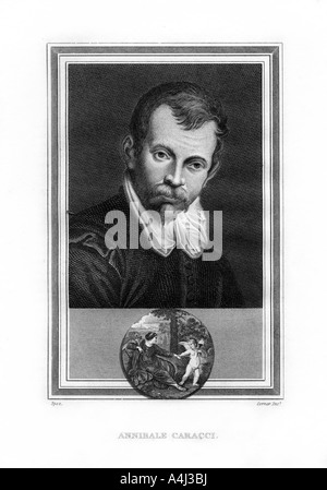 Portrait of Annibale Carracci, Italian painter and instructor, 1560 ...