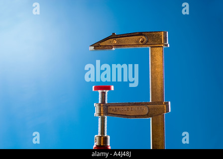 open clamp in a workshop of a joiner Stock Photo - Alamy