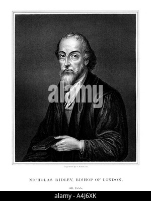 Nicholas Ridley, 16th century English Protestant reformer and martyr ...