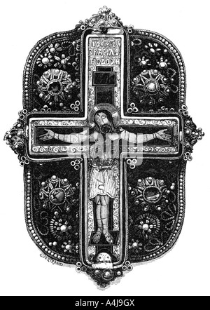 Byzantine reliquary of 10th century. Religious item brought from the ...