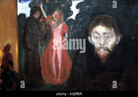 Jealousy', 1895. Artist: Edvard Munch. Edvard Munch is a Norwegian born ...