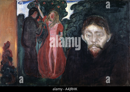 Jealousy', 1895. Artist: Edvard Munch. Edvard Munch is a Norwegian born ...