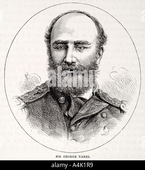 Nares, Sir George Strong (1831-1915). British naval officer and Arctic ...